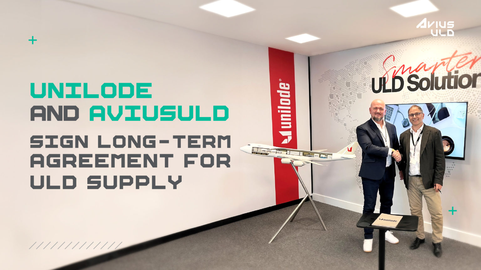 Unilode and AviusULD sign long-term agreement for ULD supply