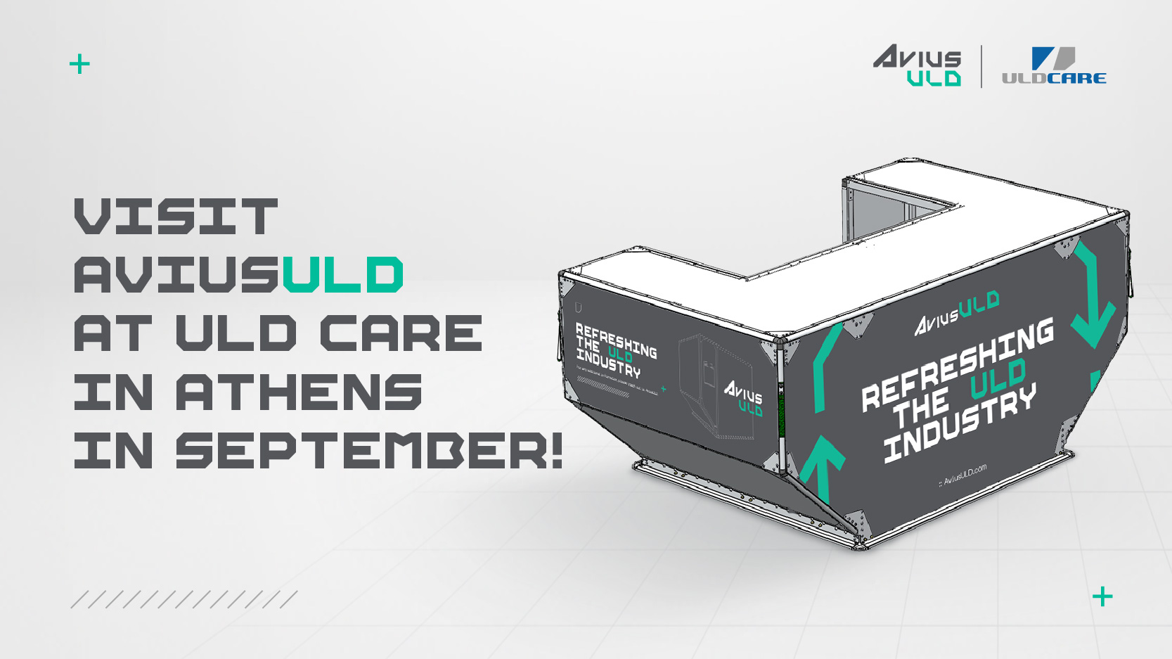 Visit AviusULD at ULD CARE in Athens in September!